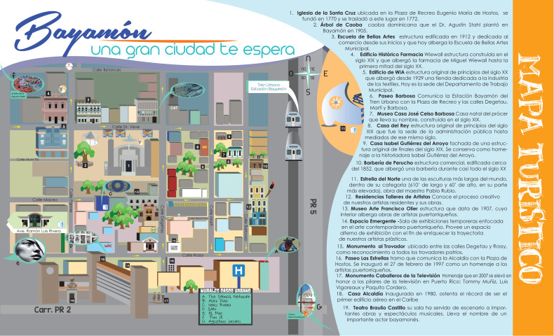 Mapa Turístico de Bayamón – Ciudad de Bayamón