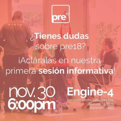 Sesión Informativa sobre Pre18 – Ciudad de Bayamón
