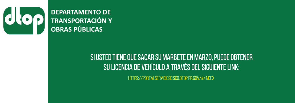 Enlace para Obtener la Licencia del Vehículo – Ciudad de Bayamón