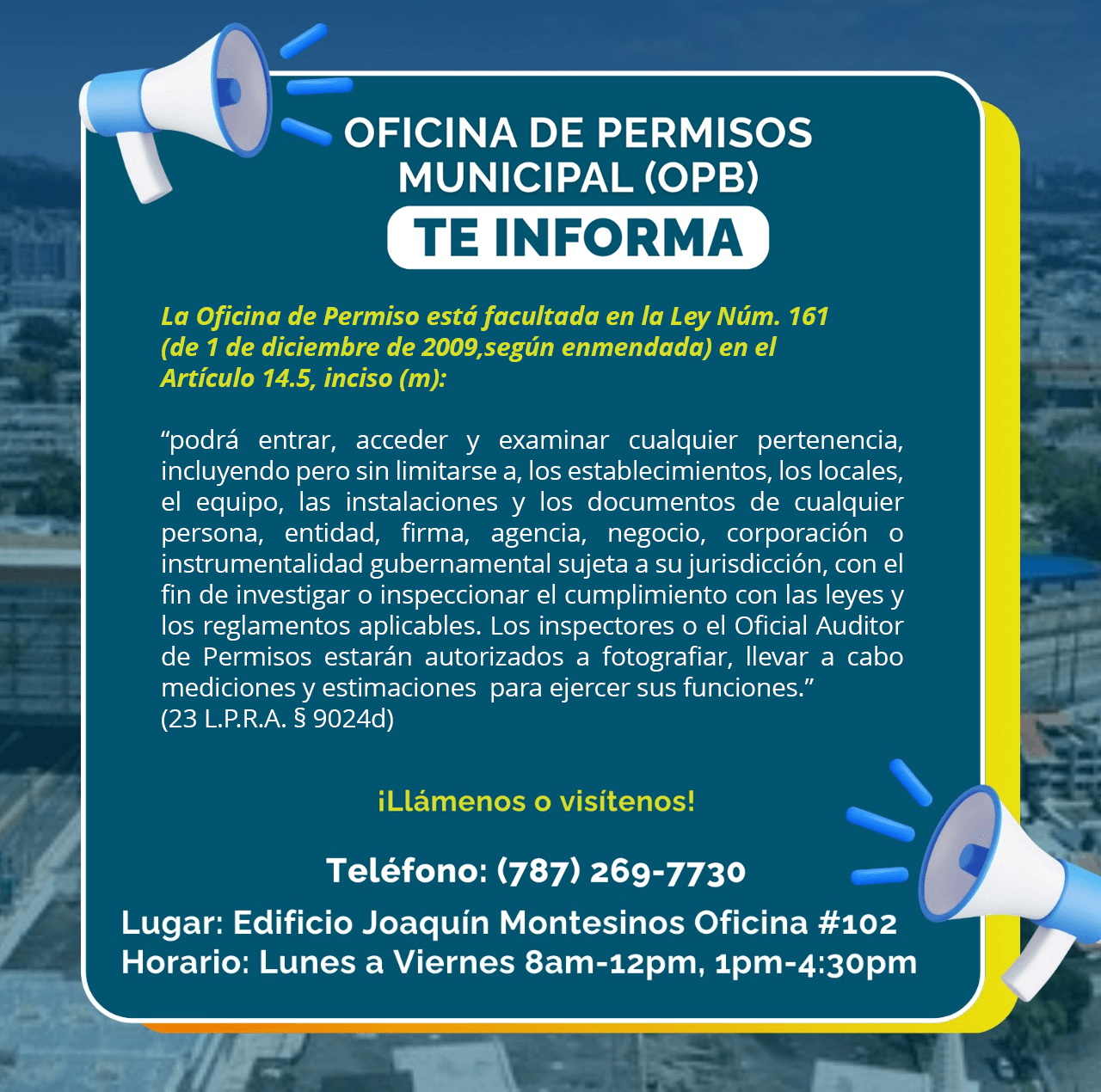 Querellas – Ciudad de Bayamón